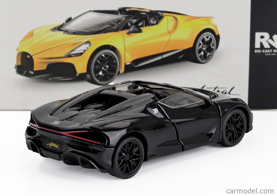 RE-EL TOYS 0816BK Scala 1/43 | BUGATTI MISTRAL W16 2023 BLACK