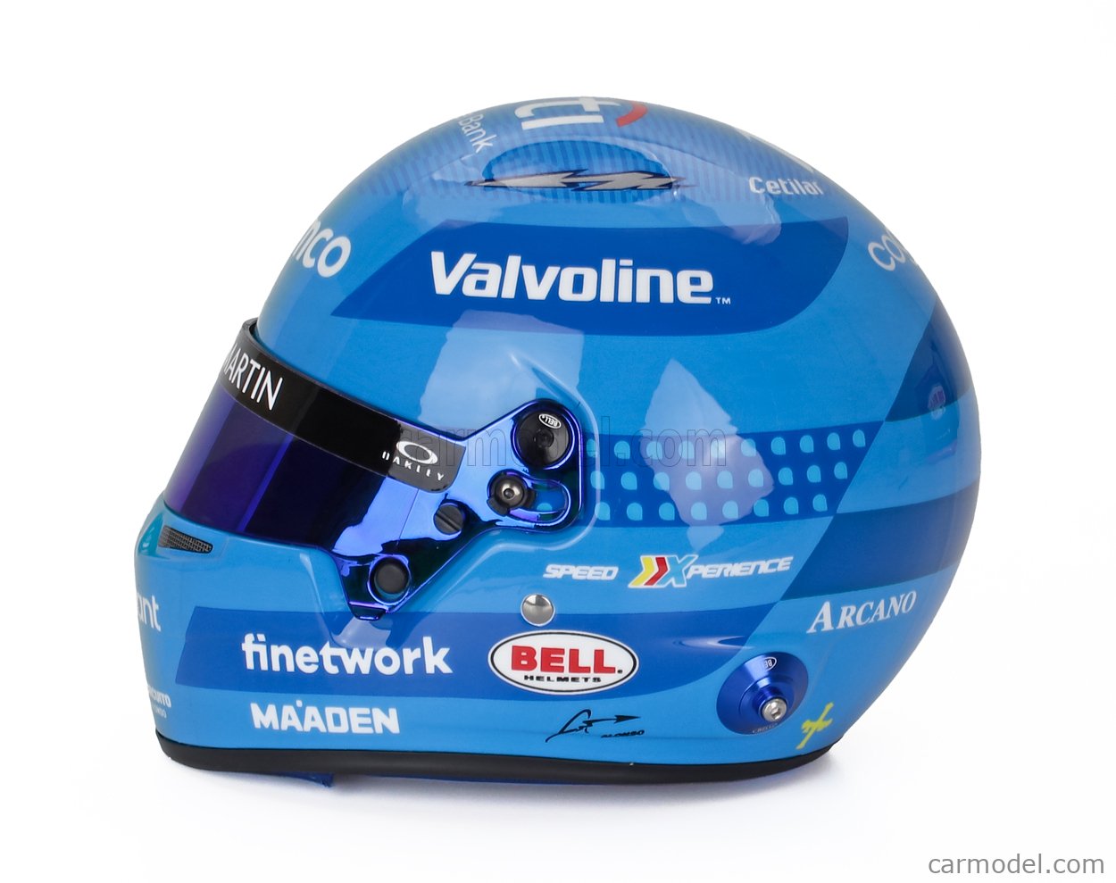 MINI HELMET 4100394 Masstab: 1/2 | BELL HELMET CASCO HELMET F1 FERNANDO ...