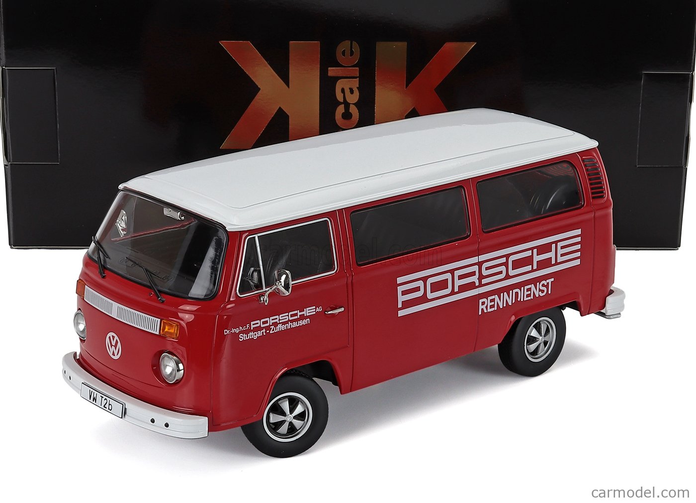 KK-SCALE KKDC181364F Escala 1/18 | VOLKSWAGEN T2b MINIBUS PORSCHE ...