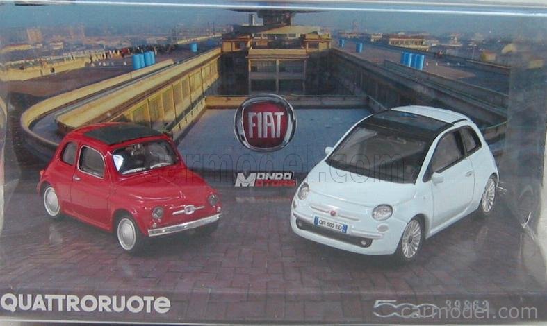 MONDOMOTORS 39862 Scale 1/43 | FIAT DAMAGE PLASTIC BOX - 2X 500 (OLD ...