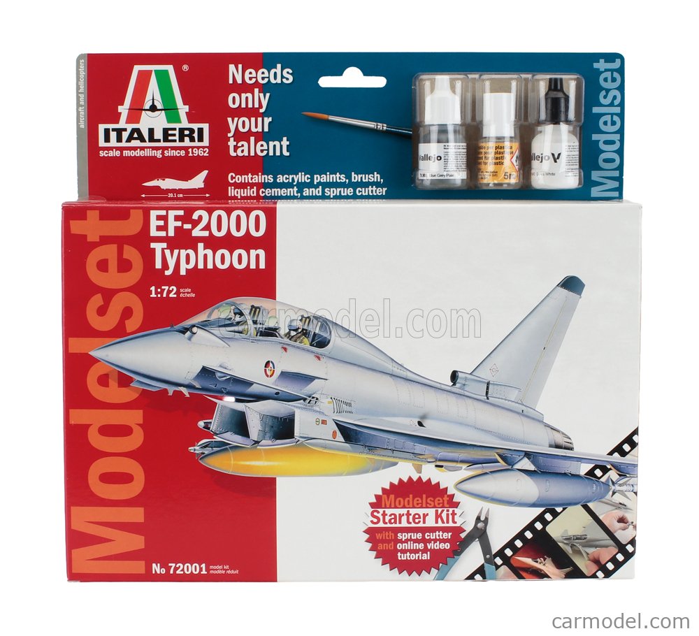 ITALERI IT72001 Scale 1/72 | EUROFIGHTER EF-2000 TYPHOON AIRPLANE ...