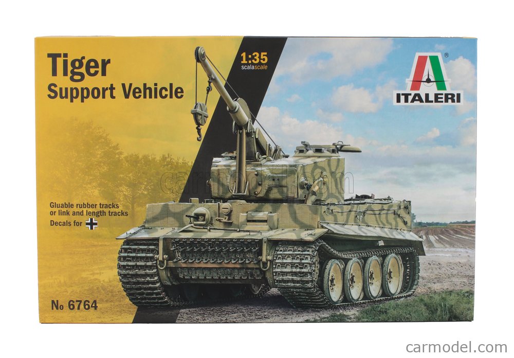 ITALERI IT6764 Scale 1/35 | TANK TIGER SUPPORT VEHICLE MILITARY 1945