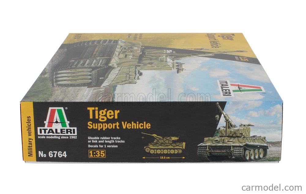 ITALERI IT6764 Scale 1/35 | TANK TIGER SUPPORT VEHICLE MILITARY 1945