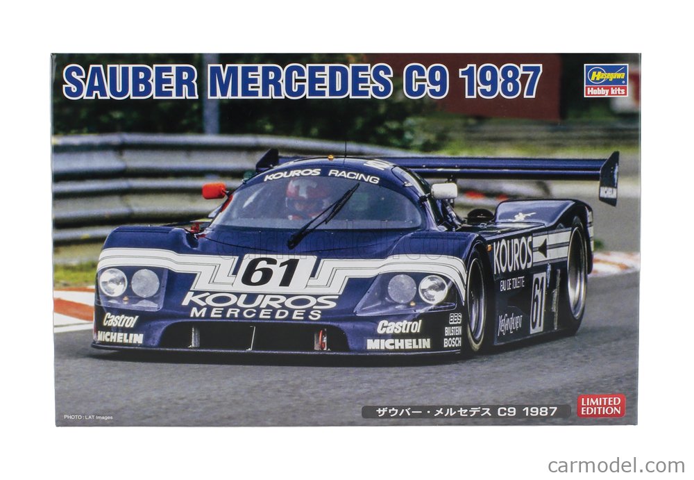 HASEGAWA 20753 Echelle 1/24 | SAUBER C9 MERCEDES M117 5.0L TURBO V8 ...