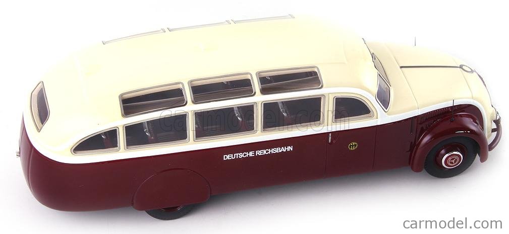 AUTOCULT ATC10015-2 Echelle 1/43 | MERCEDES BENZ LO 3100 UERDINGEN AUTOBUS GERMANY 1935 IVORY RED