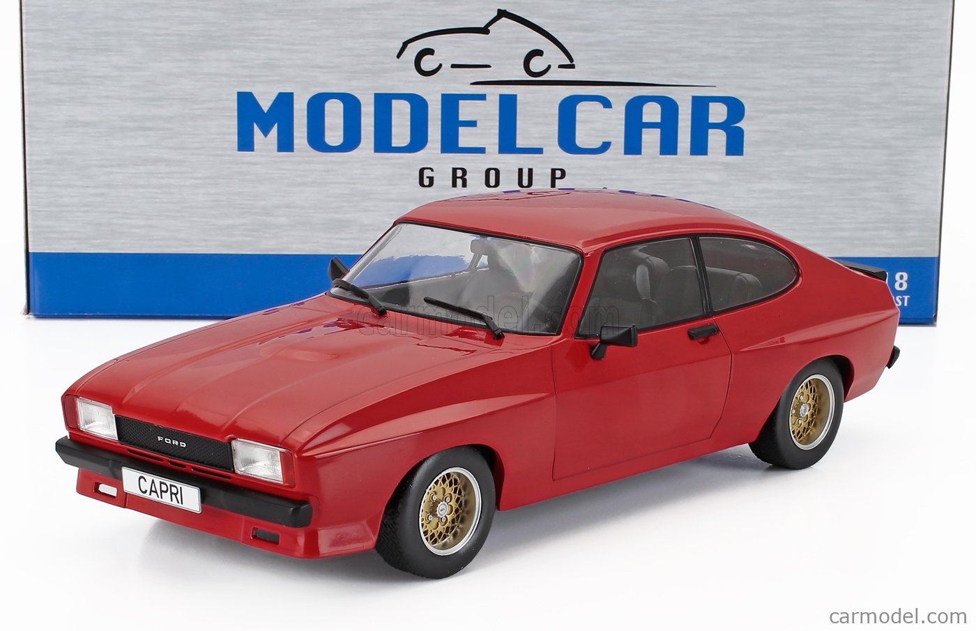 MCG MCG18397MCW Масштаб 1/18 | FORD ENGLAND CAPRI MKII X-PACK 1975 RED