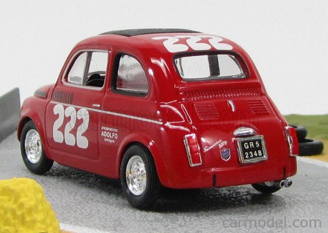 EDICOLA 500STORYn22 Masstab: 1/43 | FIAT 500 TV GIANNINI N 222 VIRGILIO RED