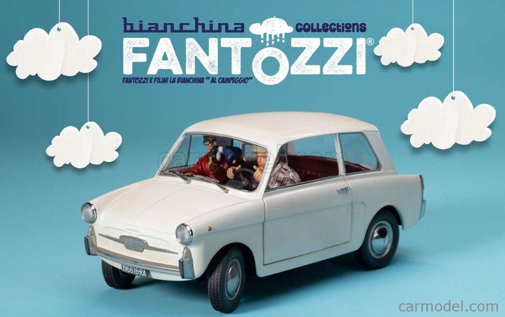 CLC-MODELS 110733 Scala 1/18 | AUTOBIANCHI 4 POSTI - CON FANTOZZI E ...