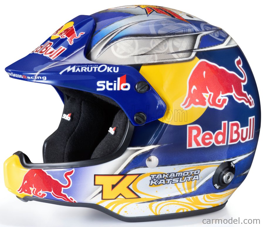 MINI HELMET MH2503 Escala 1/2 | STILO CASCO HELMET TAKAMOTO KATSUTA TEAM TOYOTA YARIS GR RALLY1 ...