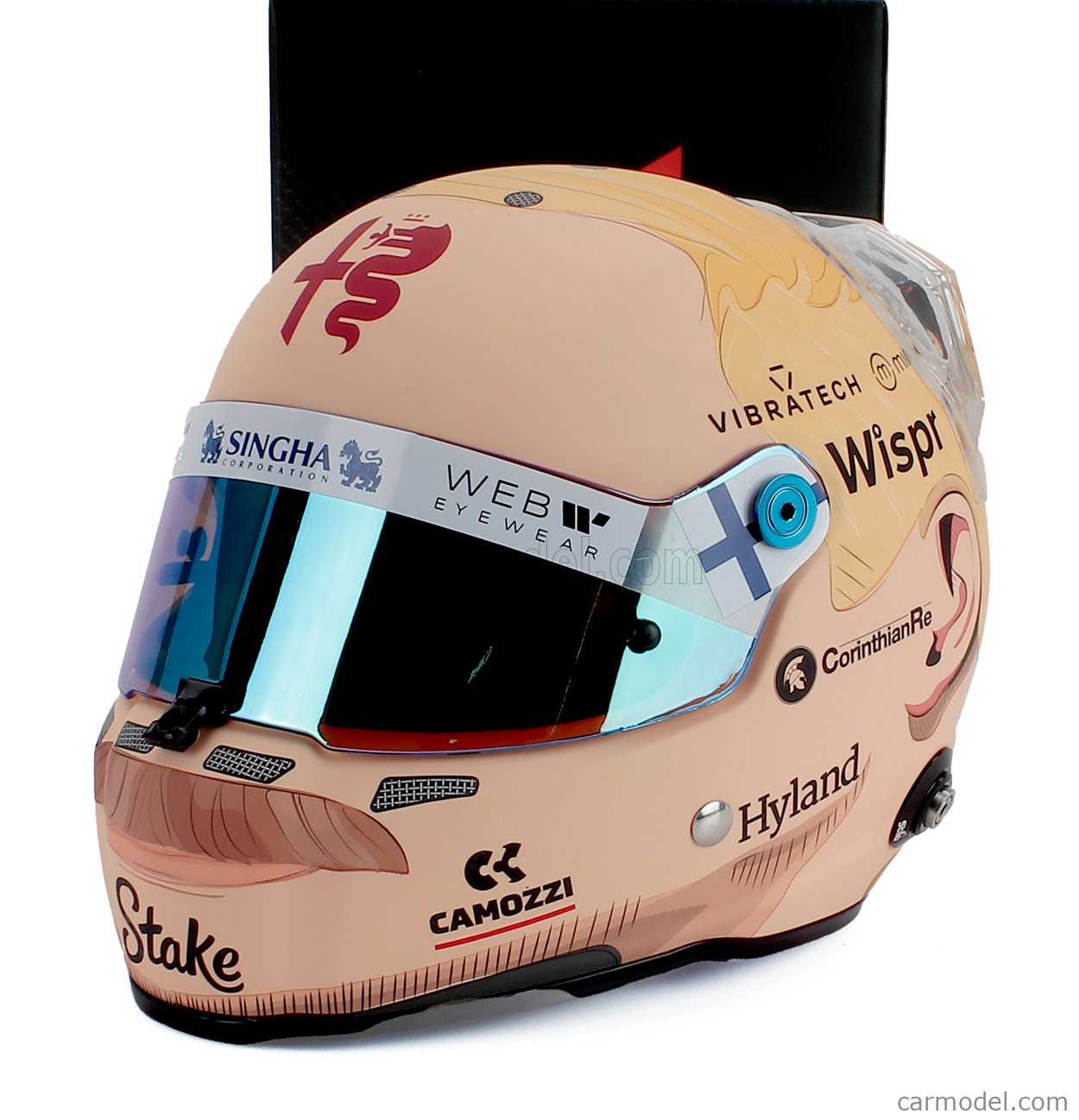 MINI HELMET MH2302 Scala 1/2 | STILO CASCO HELMET F1 VALTTERI BOTTAS ...