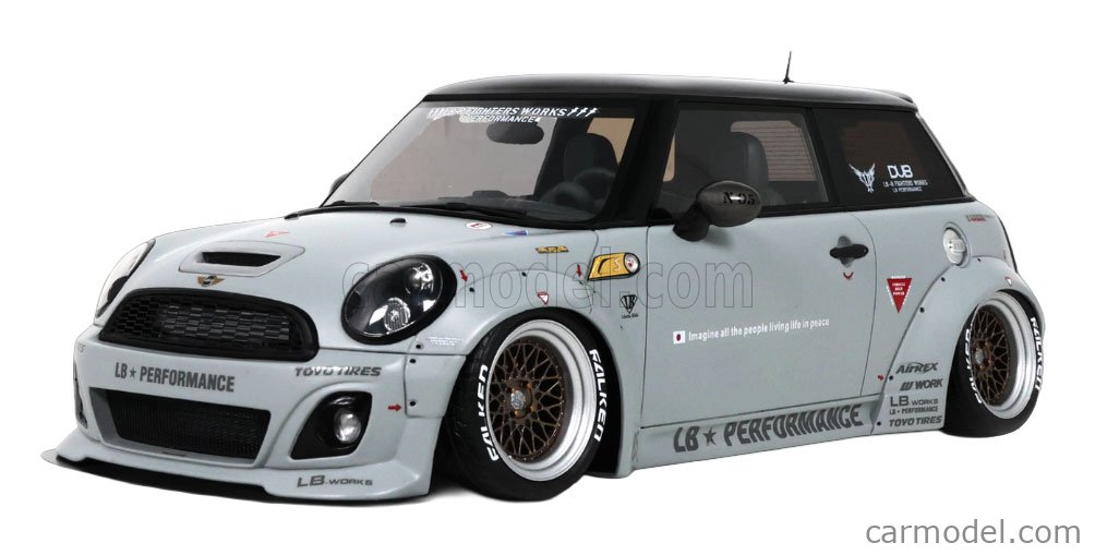 OTTO-MOBILE OT1214 Scale 1/18 | MINI COOPER (R56) LB NATION 2015 GREY