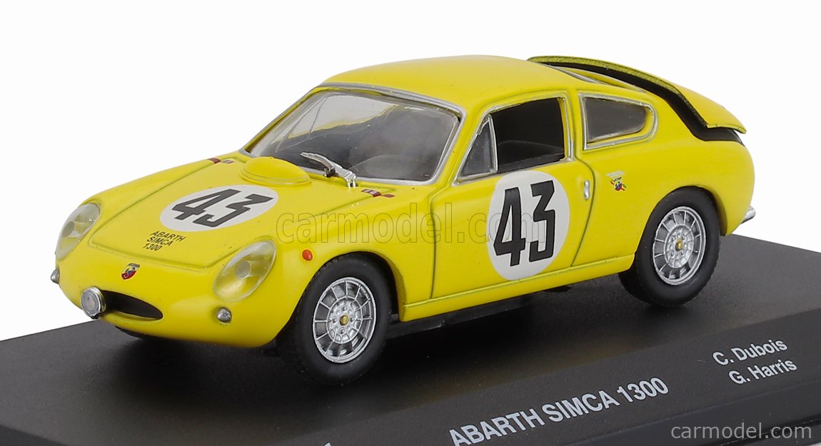 EDICOLA MW1ALA0077 Scale 1/43 | SIMCA ABARTH 1300 TEAM EQUIPE NATIONALE ...