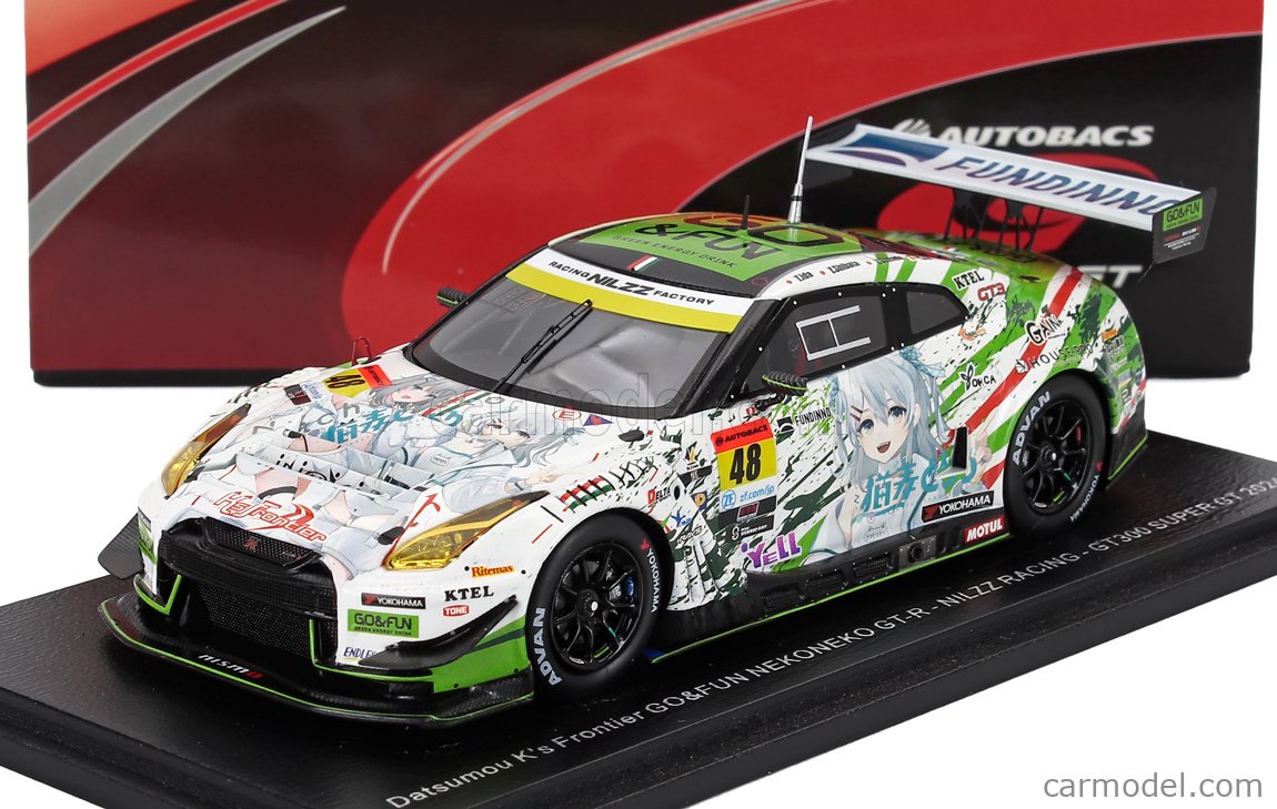 SPARK-MODEL SGT187 Scala 1/43 | NISSAN GT-R TEAM NILZZ RACING N 48 ...
