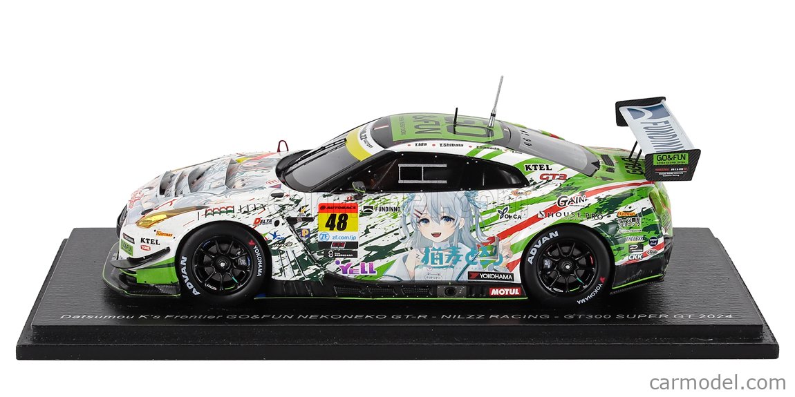 SPARK-MODEL SGT187 Scala 1/43 | NISSAN GT-R TEAM NILZZ RACING N 48 ...