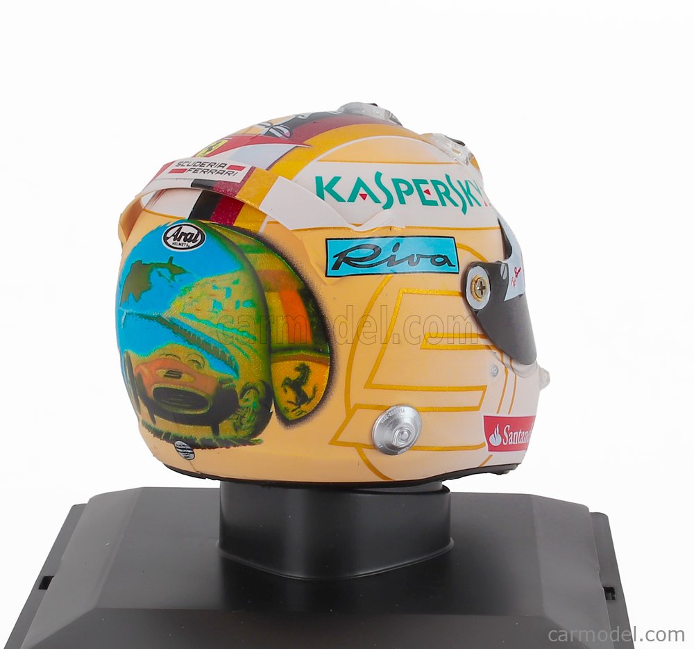 EDICOLA HELFE87 Scale 1/5 | HELMET F1 CASCO HELMET SEBASTIAN VETTEL ...