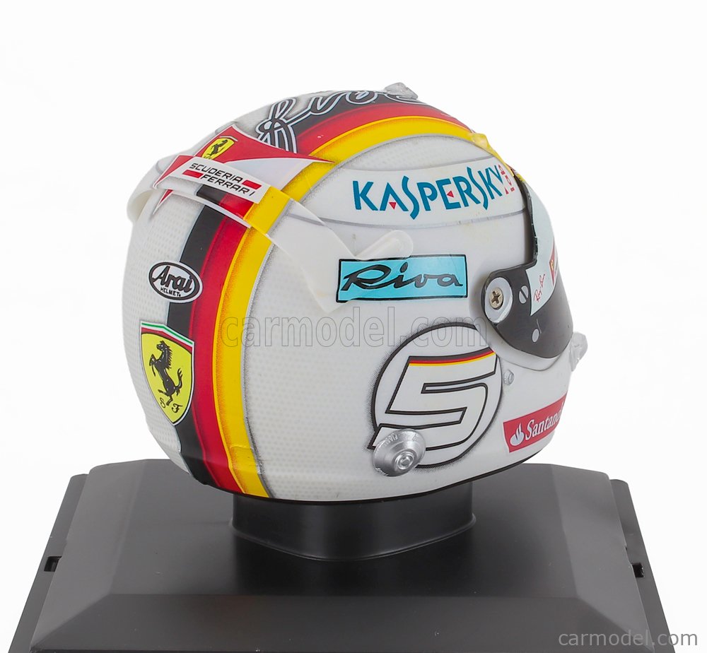 EDICOLA HELFE79 Scala 1/5 | HELMET F1 CASCO HELMET SEBASTIAN VETTEL ...