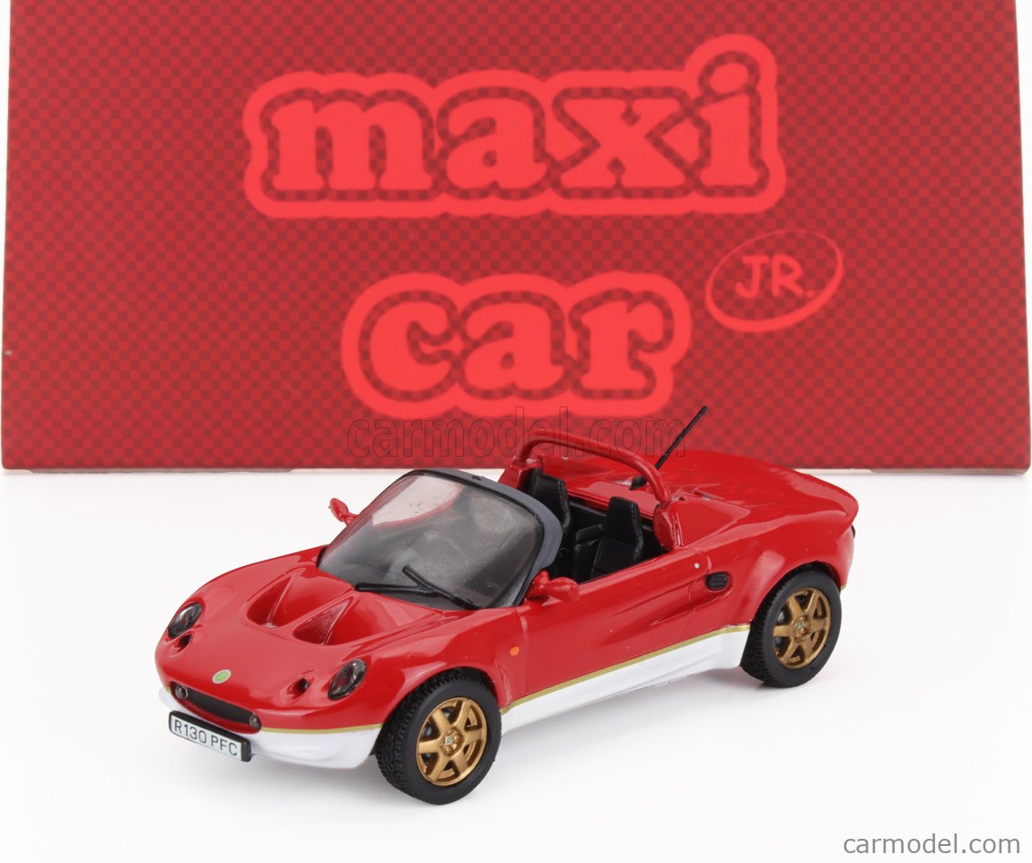 MAXI-CAR 10141-ABMAX007 Escala 1/43 | LOTUS ELISE 49 SPIDER RED WHITE