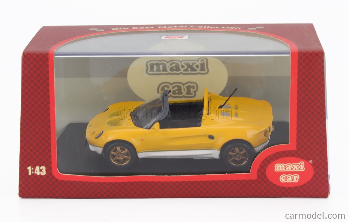 MAXI-CAR 10142-ABMAX009 Escala 1/43 | LOTUS ELISE 49 SPIDER YELLOW WHITE