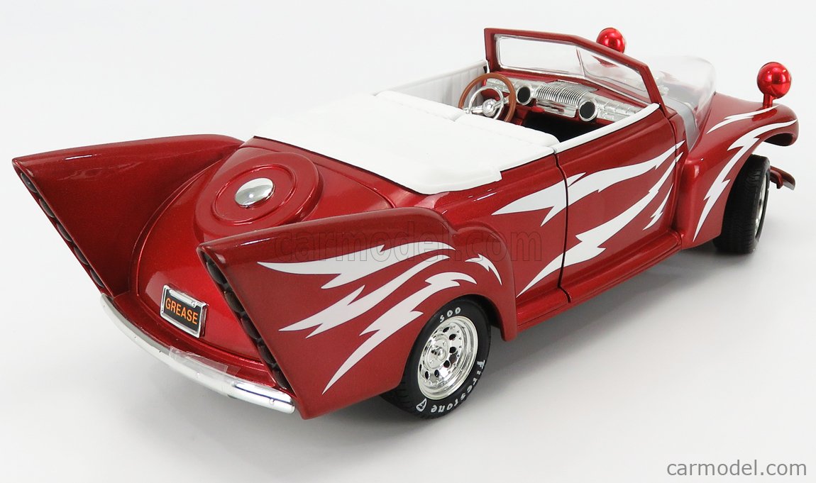 ERTL 33544 Scale 1/18 | GREASE GREASED LIGHTNING CABRIOLET 1978 RED MET
