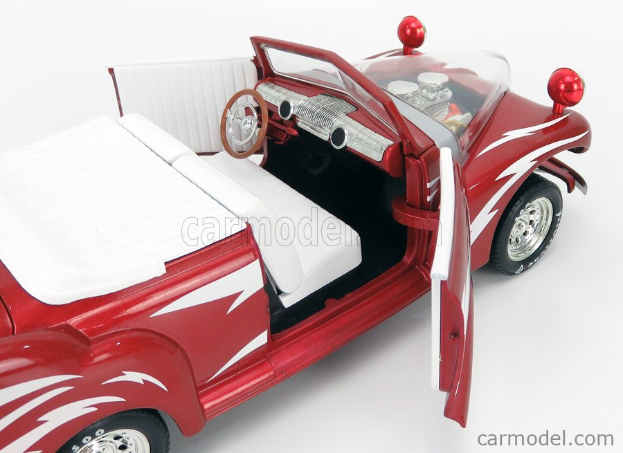 ERTL 33544 Scale 1/18 | GREASE GREASED LIGHTNING CABRIOLET 1978 RED MET