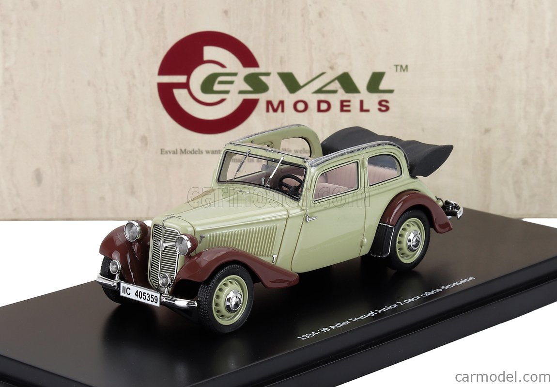 ESVAL MODEL EMEU43034K Scala 1/43 | ADLER TRUMPF JUNIOR 2-DOOR ...