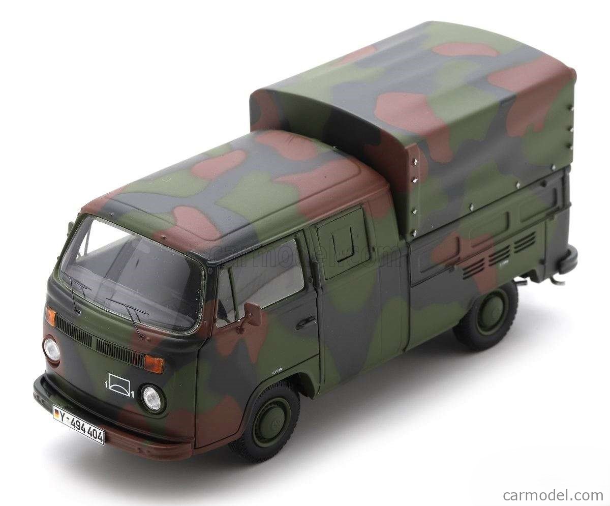 SCHUCO 35U00012 Scale 1/35 | VOLKSWAGEN T2 DOUBLE CAB PICK-UP TELONATO ...