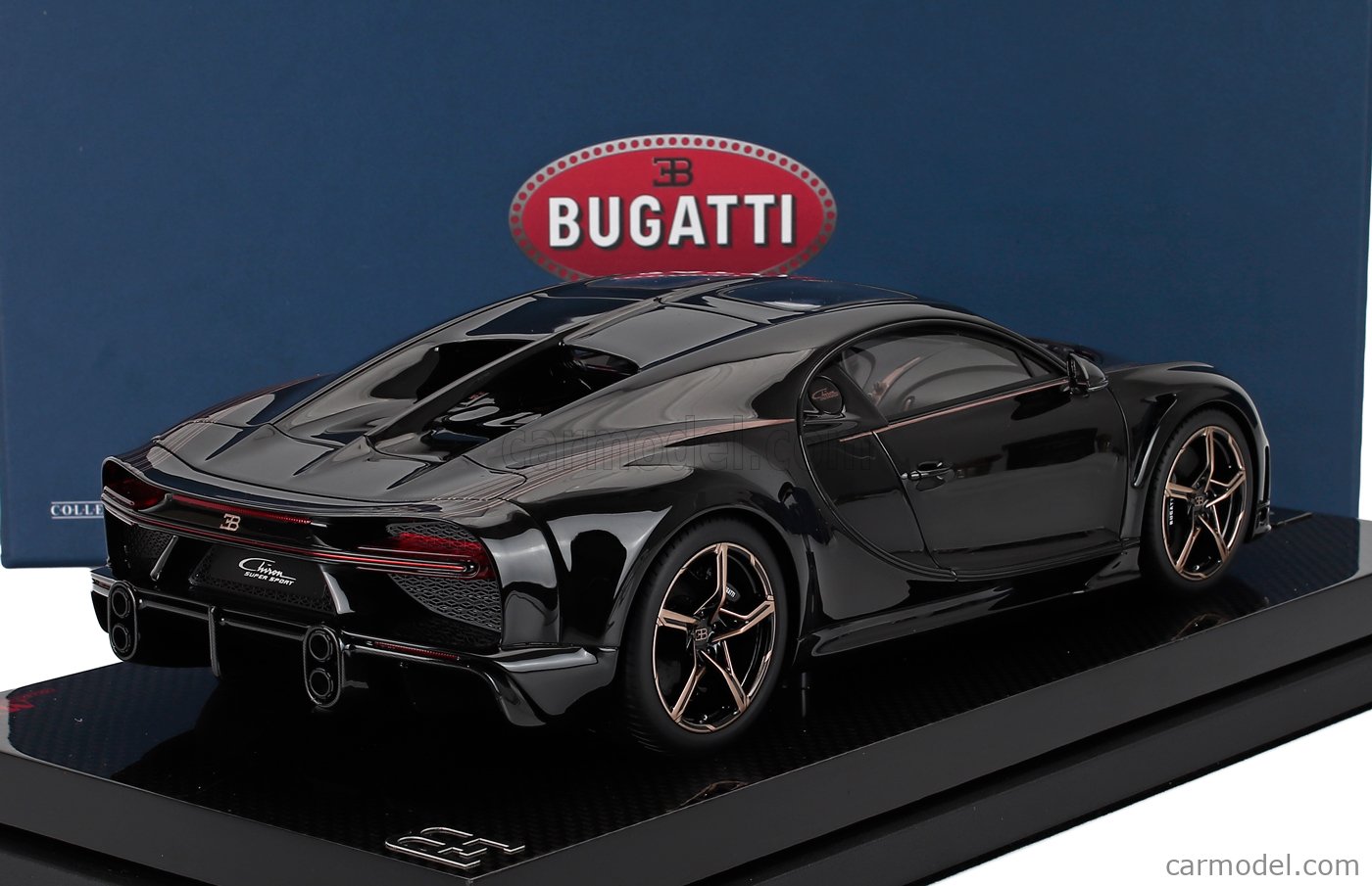 MR-MODELS BUG012G Escala 1/18 | BUGATTI CHIRON SUPER SPORT WITH CARBON ...