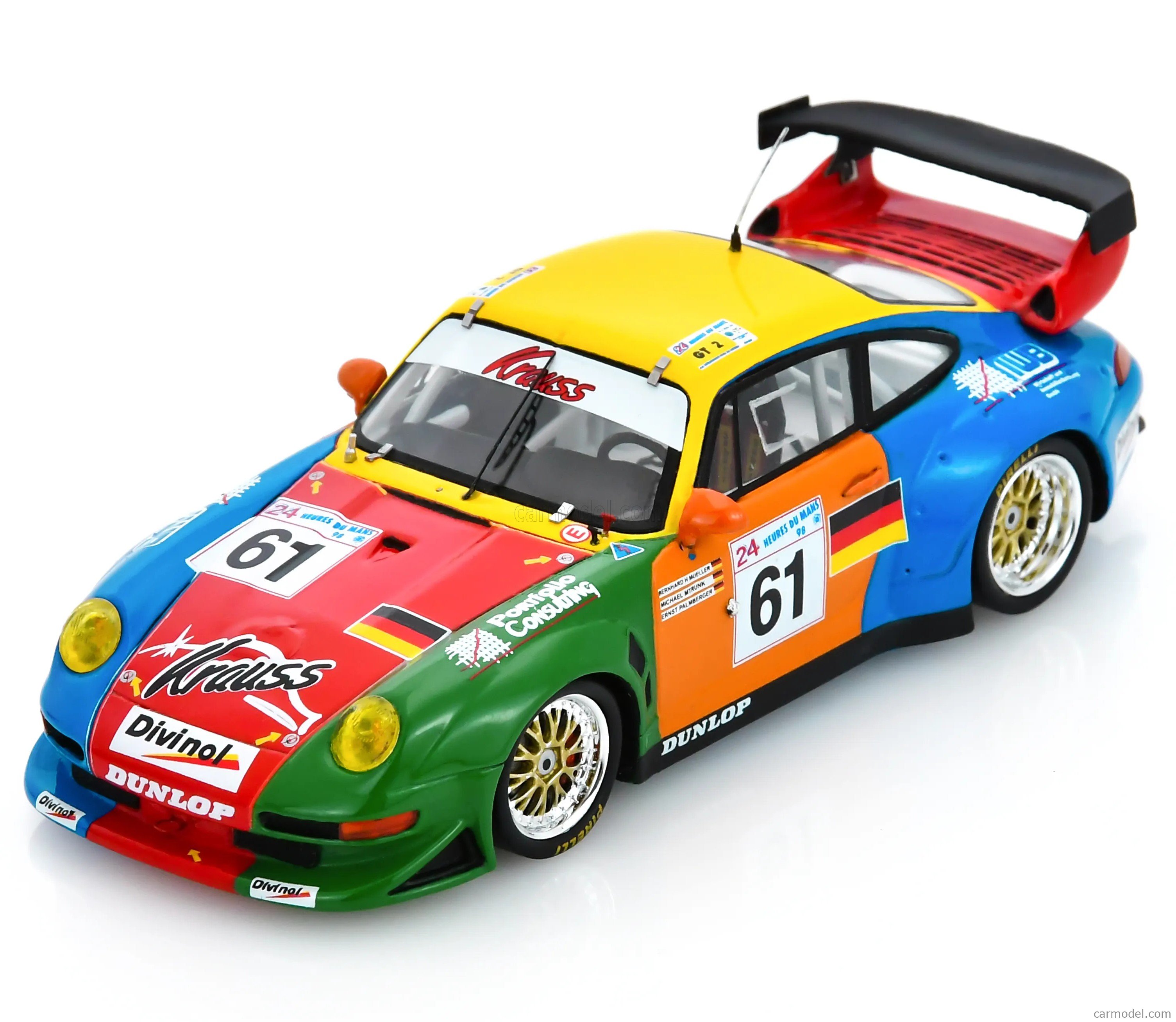 SPARK-MODEL S9919 Escala 1/43 | PORSCHE 911 993 GT2 TEAM KRAUSS RACE ...