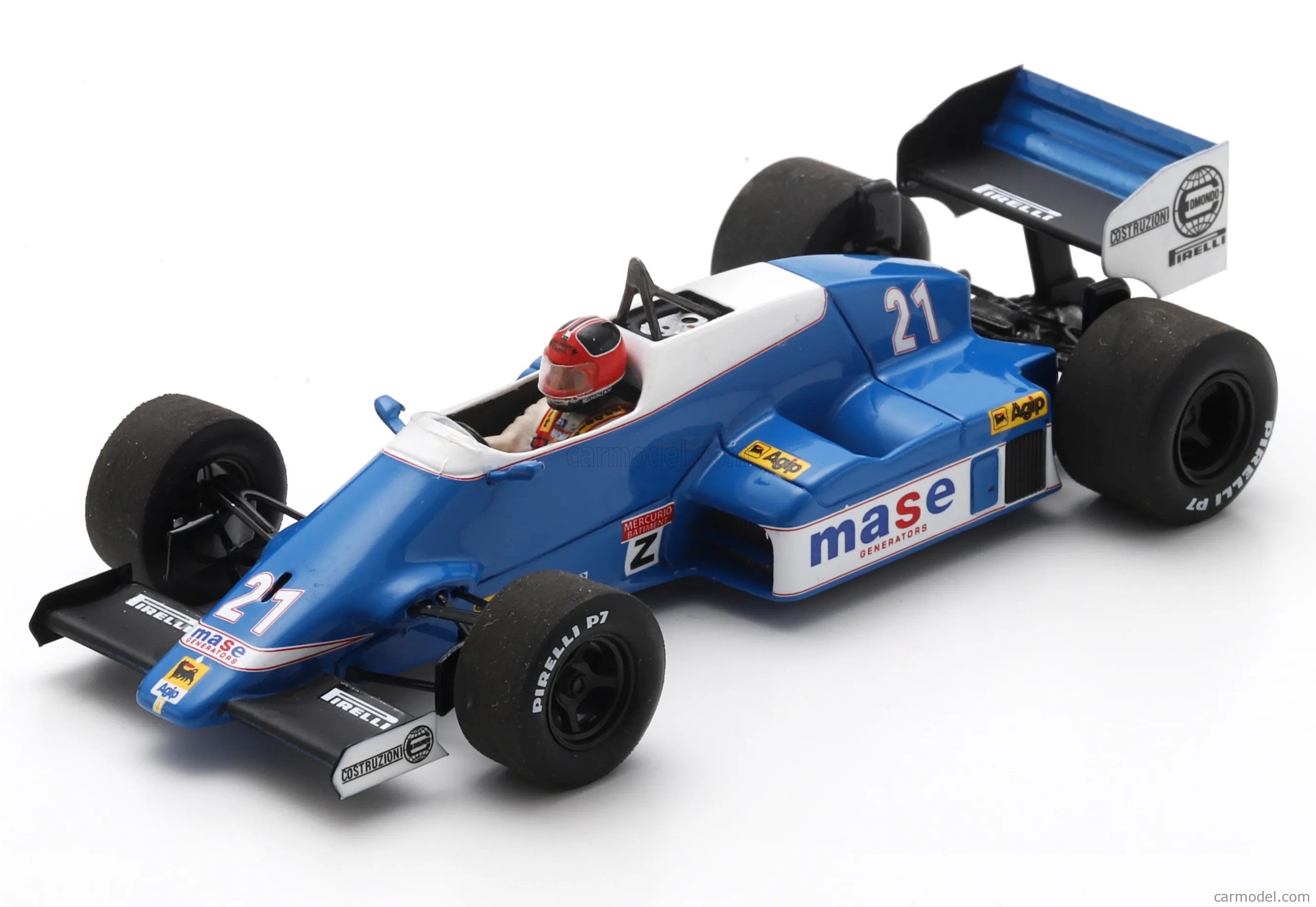 SPARK-MODEL S7257 Escala 1/43 | OSELLA F1 FA1F N 21 BRAZILIAN GP 1986 ...