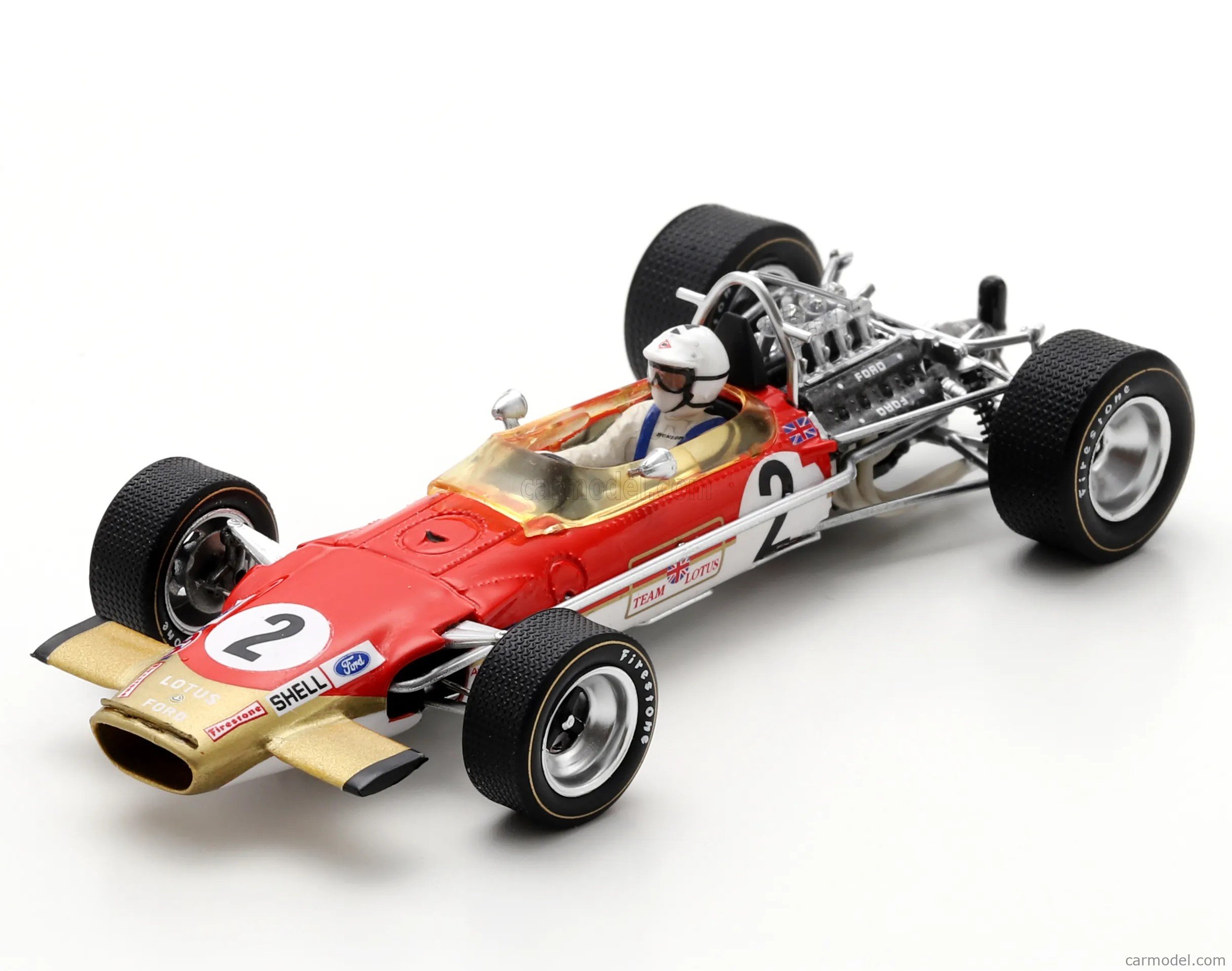 SPARK-MODEL S6377 Masstab: 1/43 | LOTUS F1 49B N 2 MONACO GP 1969 ...