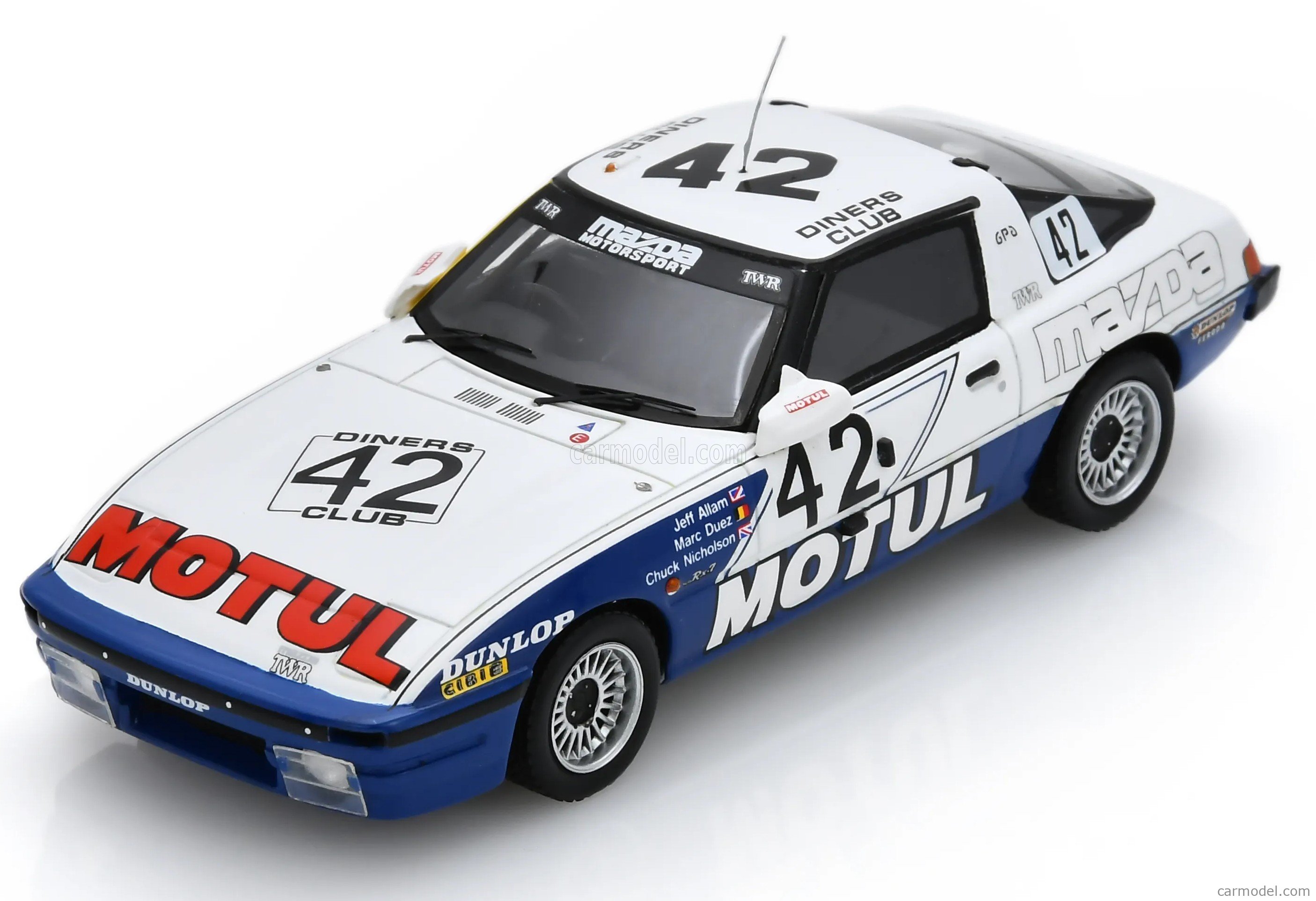 SPARK-MODEL SB697 Echelle 1/43 | MAZDA RX-7 TEAM MOTUL TWR N 42 24h SPA ...