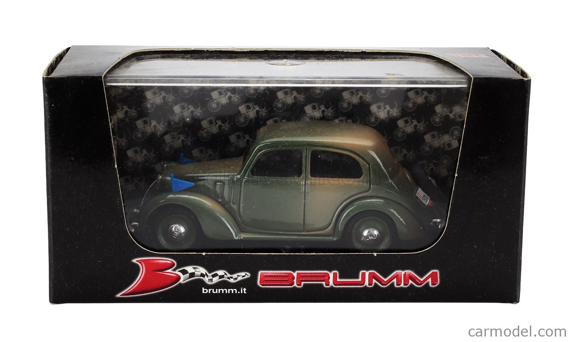 BRUMM R034 Scala 1/43 | FIAT 508C 1100 BERLINA FORZE ARMATE 1937 ...