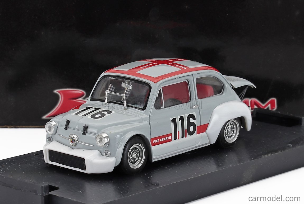 BRUMM R372 Scale 1/43 | FIAT 600 ABARTH 1000 Gr.2 N 116 SVOLTE DI ...