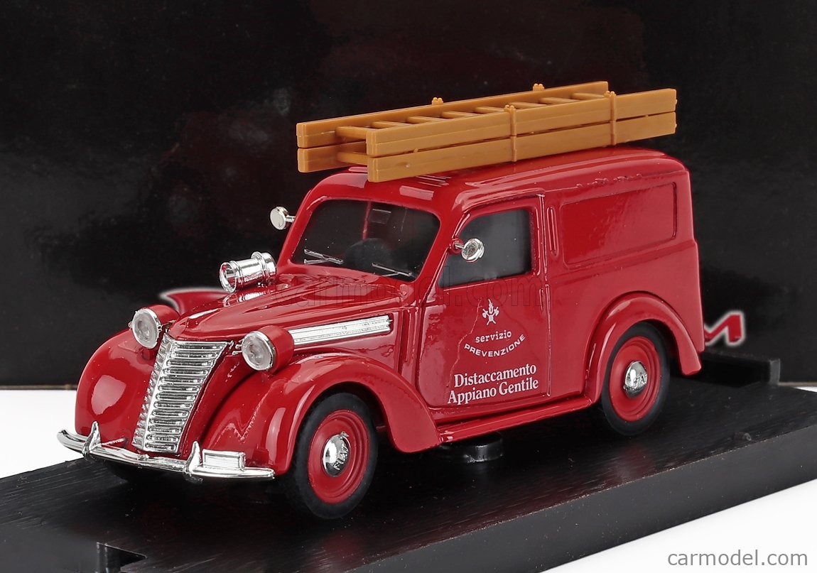 BRUMM R178 Scale 1/43 | FIAT 1100 E FURGONE VIGILI DEL FUOCO APPIANO ...