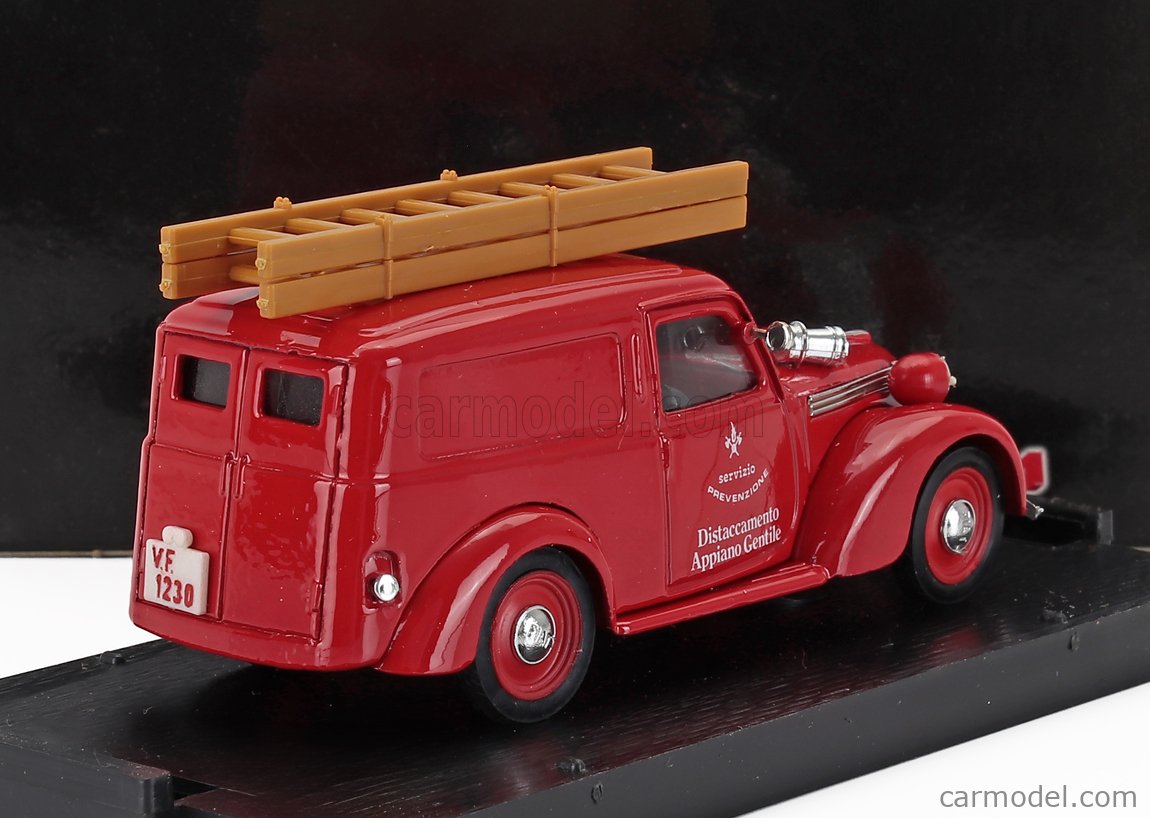 BRUMM R178 Scale 1/43 | FIAT 1100 E FURGONE VIGILI DEL FUOCO APPIANO ...