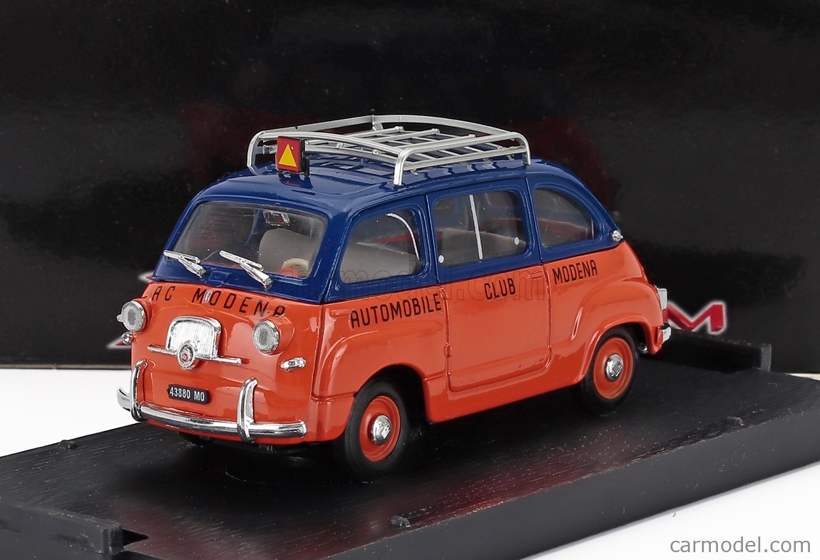 BRUMM R335 Scala 1/43 | FIAT 600 MULTIPLA AUTOMOBIL CLUB MODENA 1956 ...