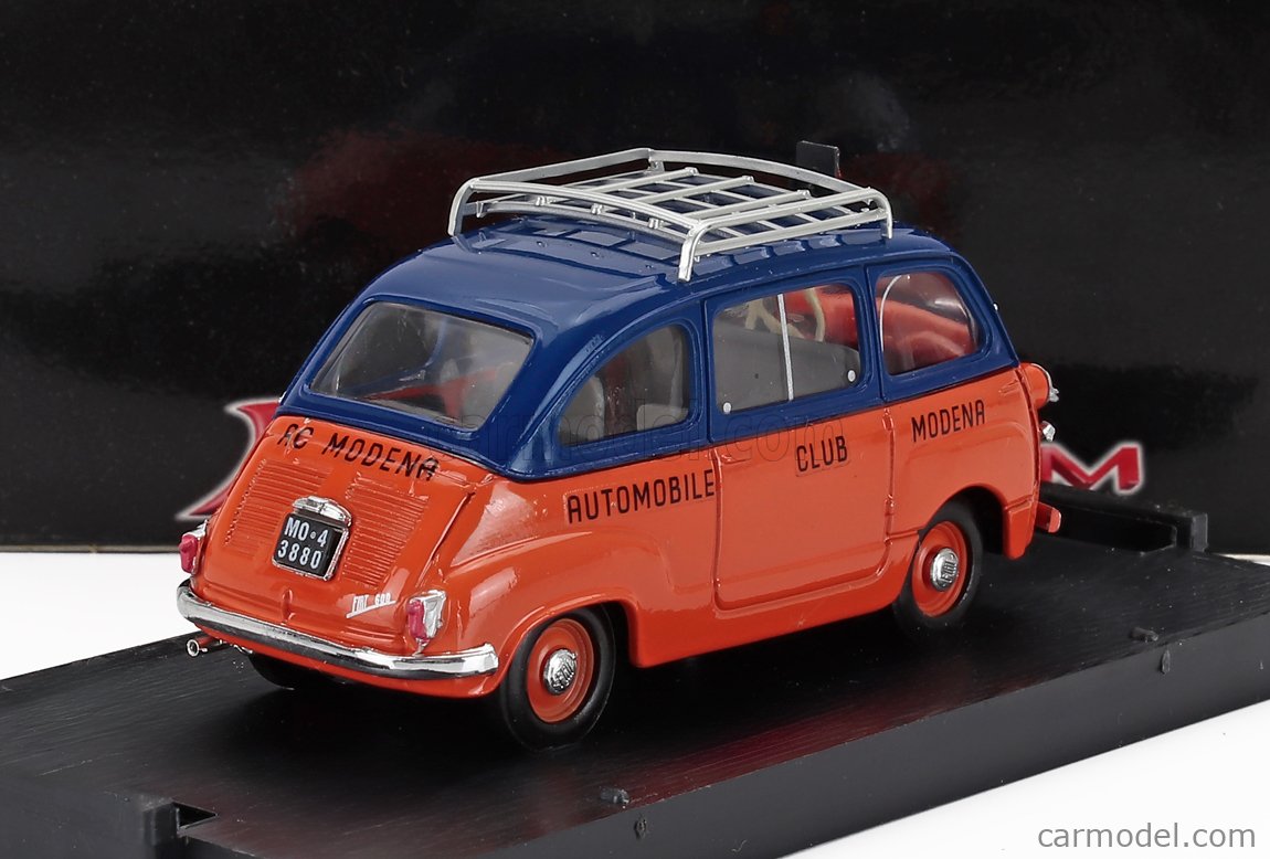 BRUMM R335 Escala 1/43 | FIAT 600 MULTIPLA AUTOMOBIL CLUB MODENA 1956 ...