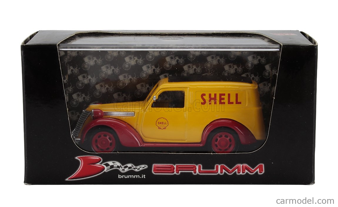 BRUMM R328 Escala 1/43 | FIAT 1100 E VAN SHELL TEAM SCUDERIA FERRARI ...
