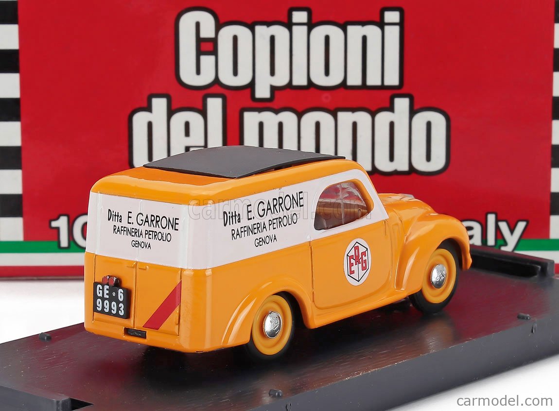 BRUMM R375B Scala 1/43 | FIAT 500C VAN FURGONCINO ERG GENOVA 1950 ...