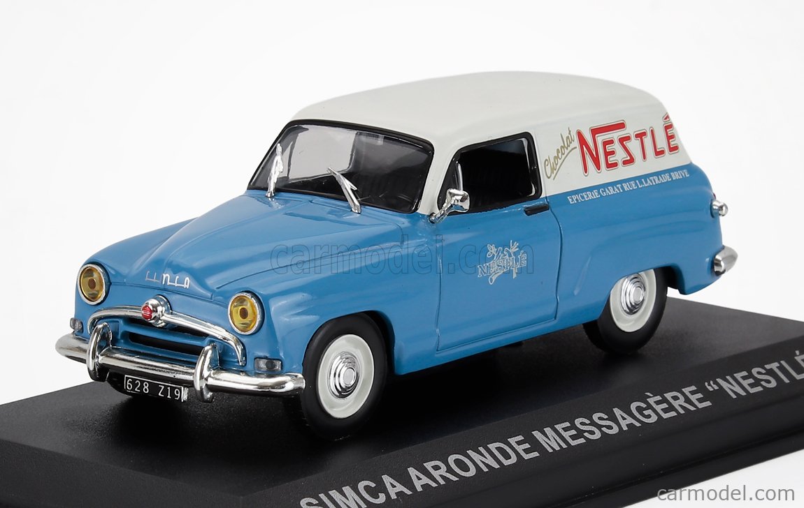 EDICOLA FB024 Echelle 1/43 | SIMCA ARONDE VAN MESSAGERE NESTLE 1954 ...