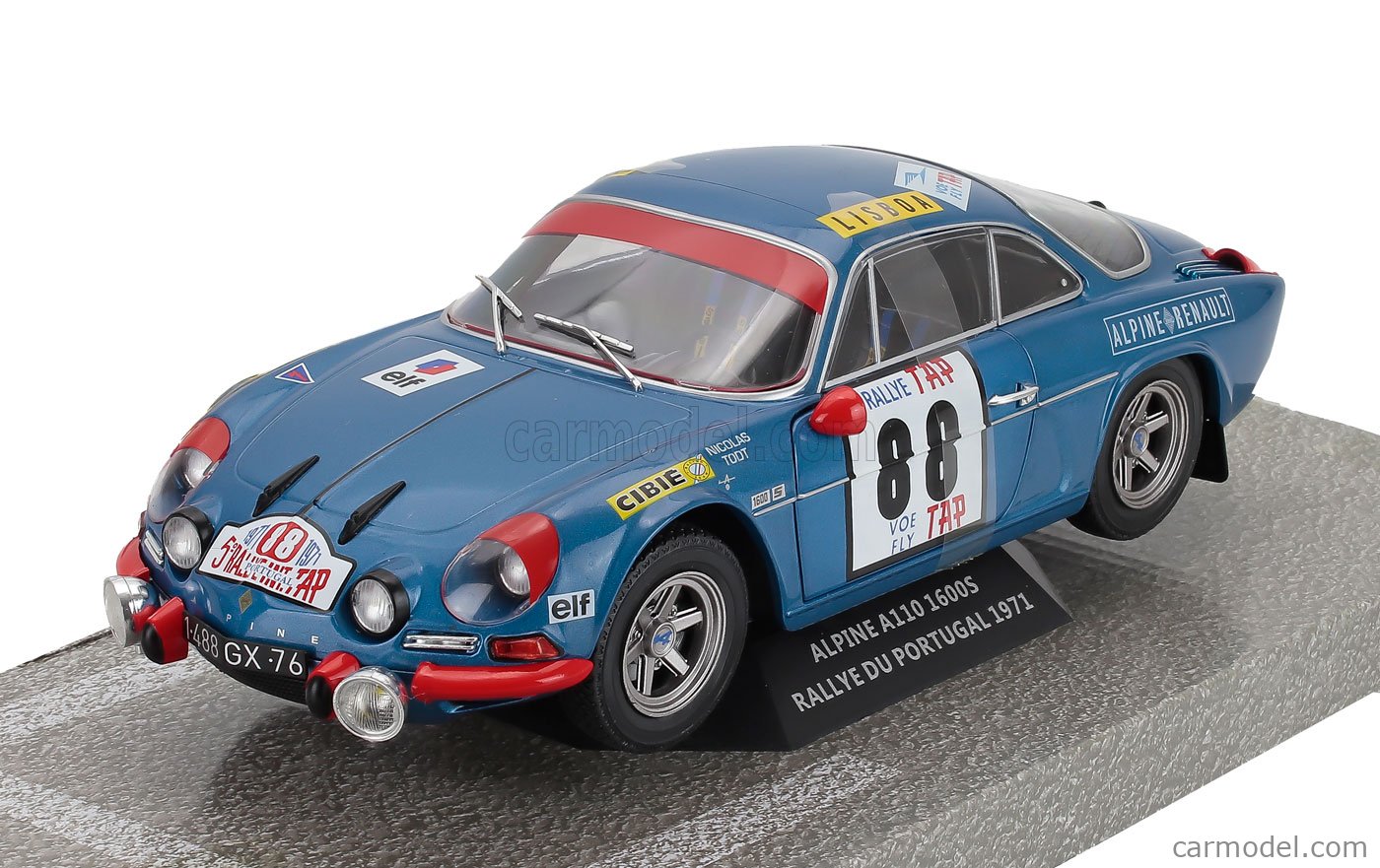 SOLIDO 197904 Scala 1/18 | RENAULT MISSING REAR BUMPER - ALPINE A110 ...
