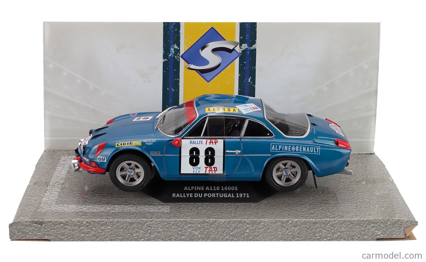 SOLIDO 197904 Scala 1/18 | RENAULT MISSING REAR BUMPER - ALPINE A110 ...