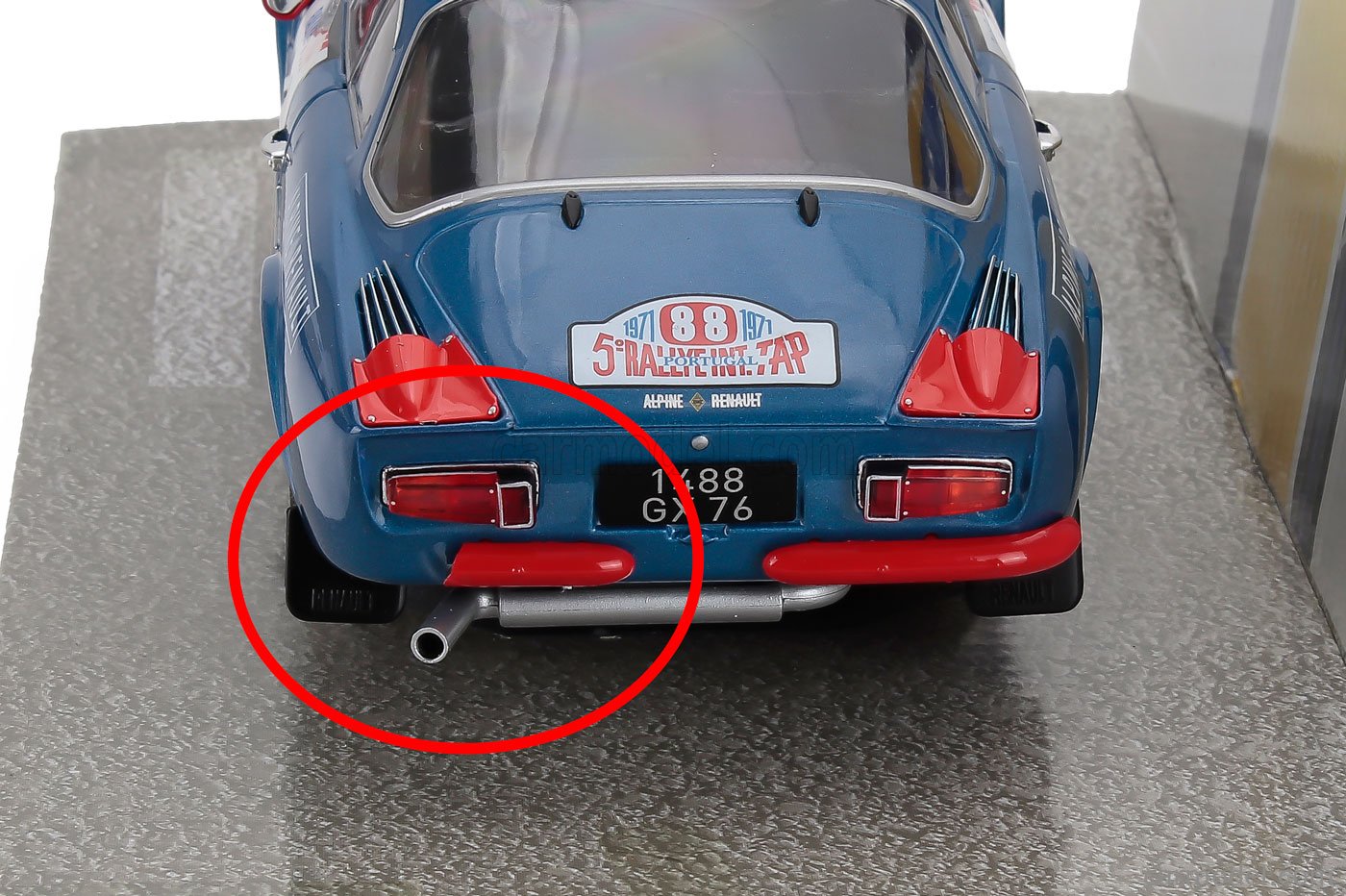 SOLIDO 197904 Scala 1/18 | RENAULT MISSING REAR BUMPER - ALPINE A110 ...