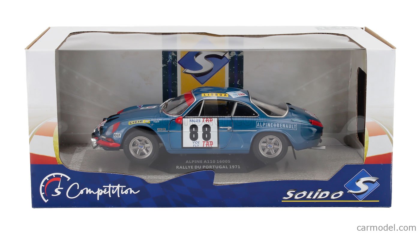 SOLIDO 197904 Scala 1/18 | RENAULT MISSING REAR BUMPER - ALPINE A110 ...