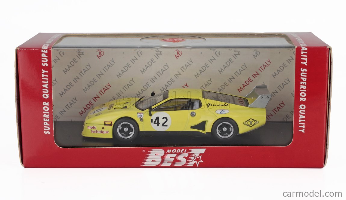 BEST-MODEL 9336 Scale 1/43 | FERRARI 512BB LM 4.9L N 42 6h SILVERSTONE ...