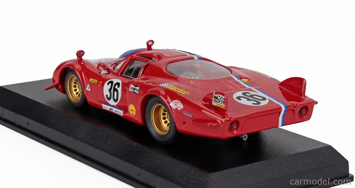 BEST-MODEL 9351 Scale 1/43 | ALFA ROMEO T33.2 2.5L V8 TEAM VDS RACING ...