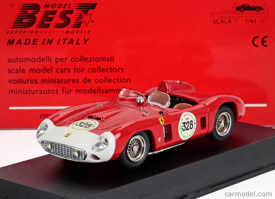 BEST-MODEL PR06 Scala 1/43 | FERRARI 860 MONZA N 328 MILLE MIGLIA 1992 ...