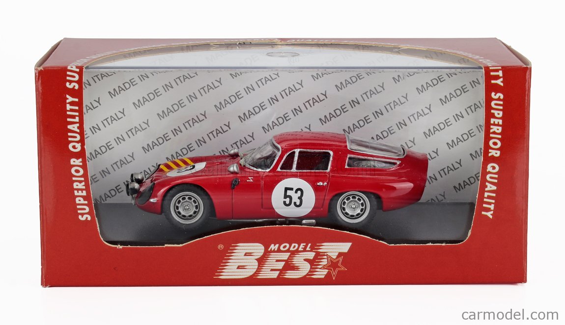 BEST-MODEL 9190 Escala 1/43 | ALFA ROMEO TZ1 N 53 SEBRING 1964 STODDARD ...