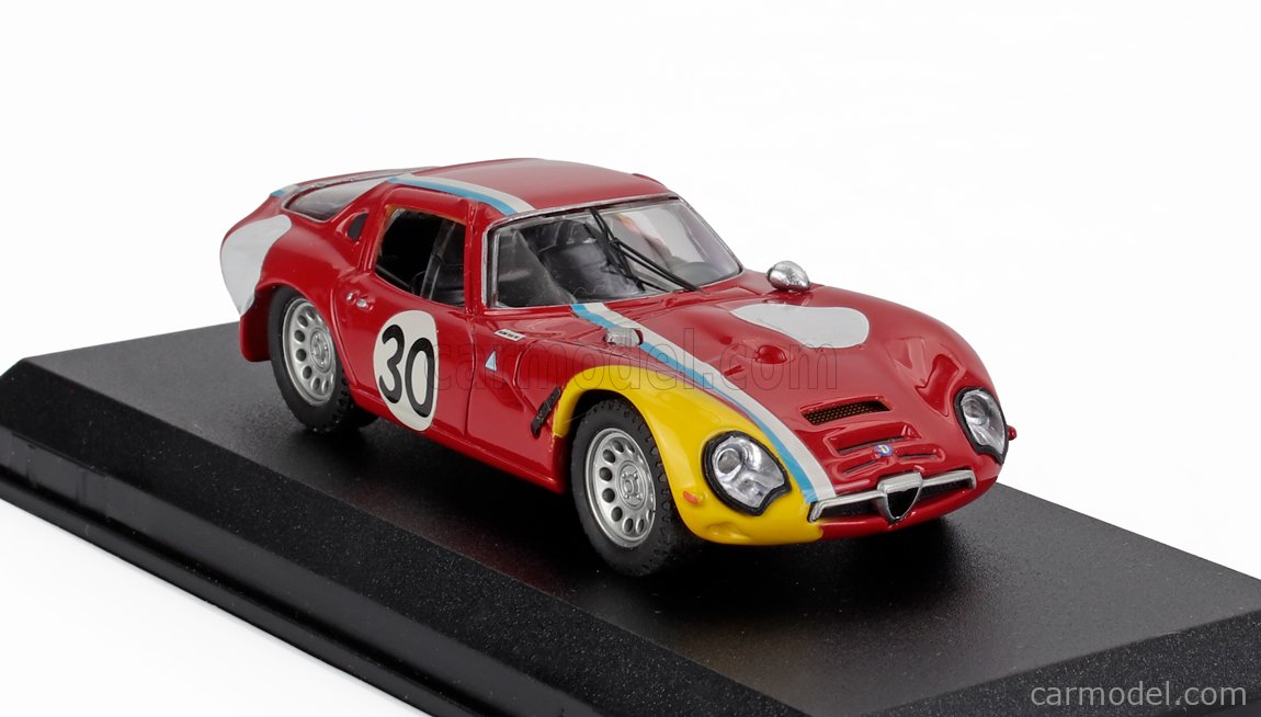 BEST-MODEL 9529 Scale 1/43 | ALFA ROMEO TZ2 COUPE N 30 24h SPA 1967 ...