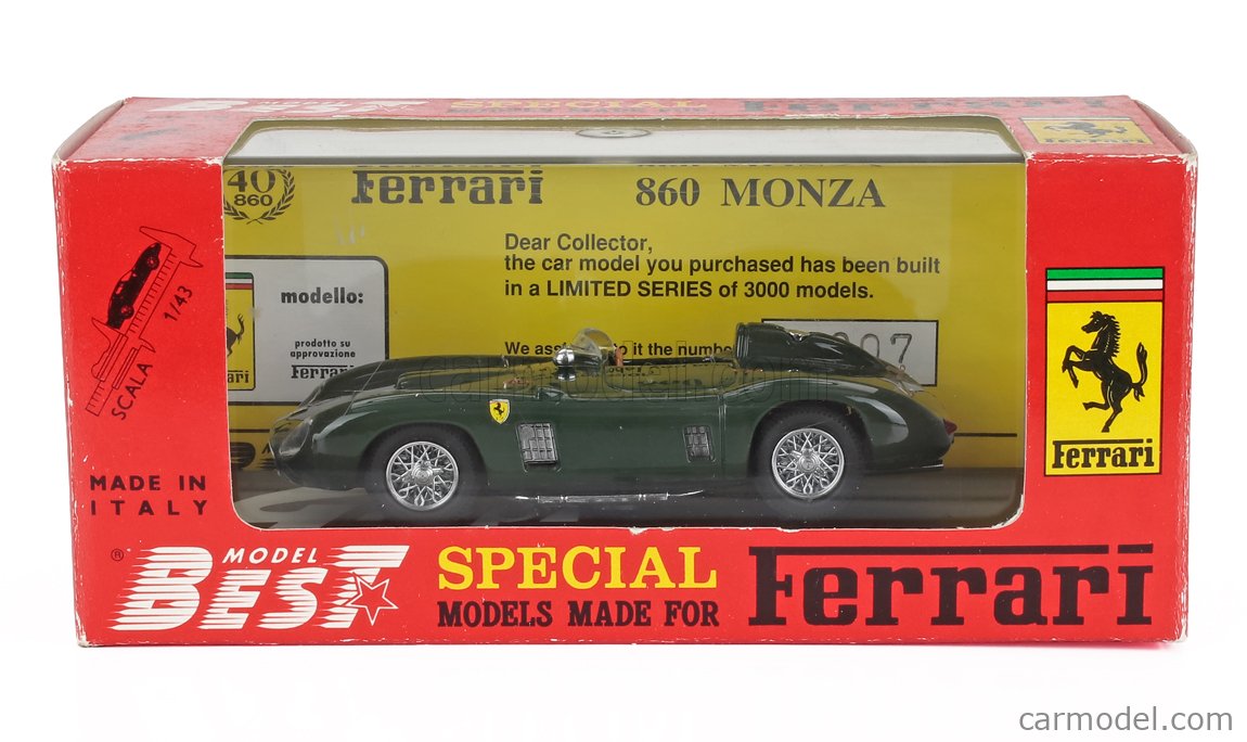 BEST-MODEL PR09PROM Scale 1/43 | FERRARI 860 MONZA 1964 GREEN MET